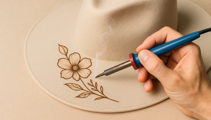 Learn the Hat Burning Process (Step by Step) – Cool Moon Designs