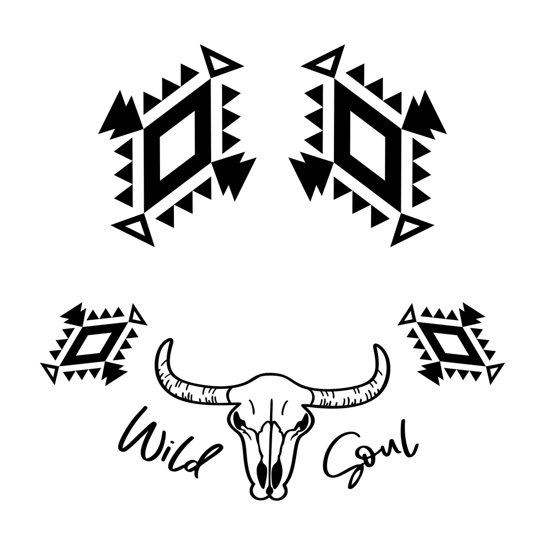 Aztec Skull Baseball Cap Hat Burning Design