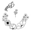 Bride Boho Wide-Brim Traceable Design | Cool Moon Designs