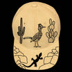Cactus Desert Baseball Cap Hat Burning Design – Cool Moon Designs