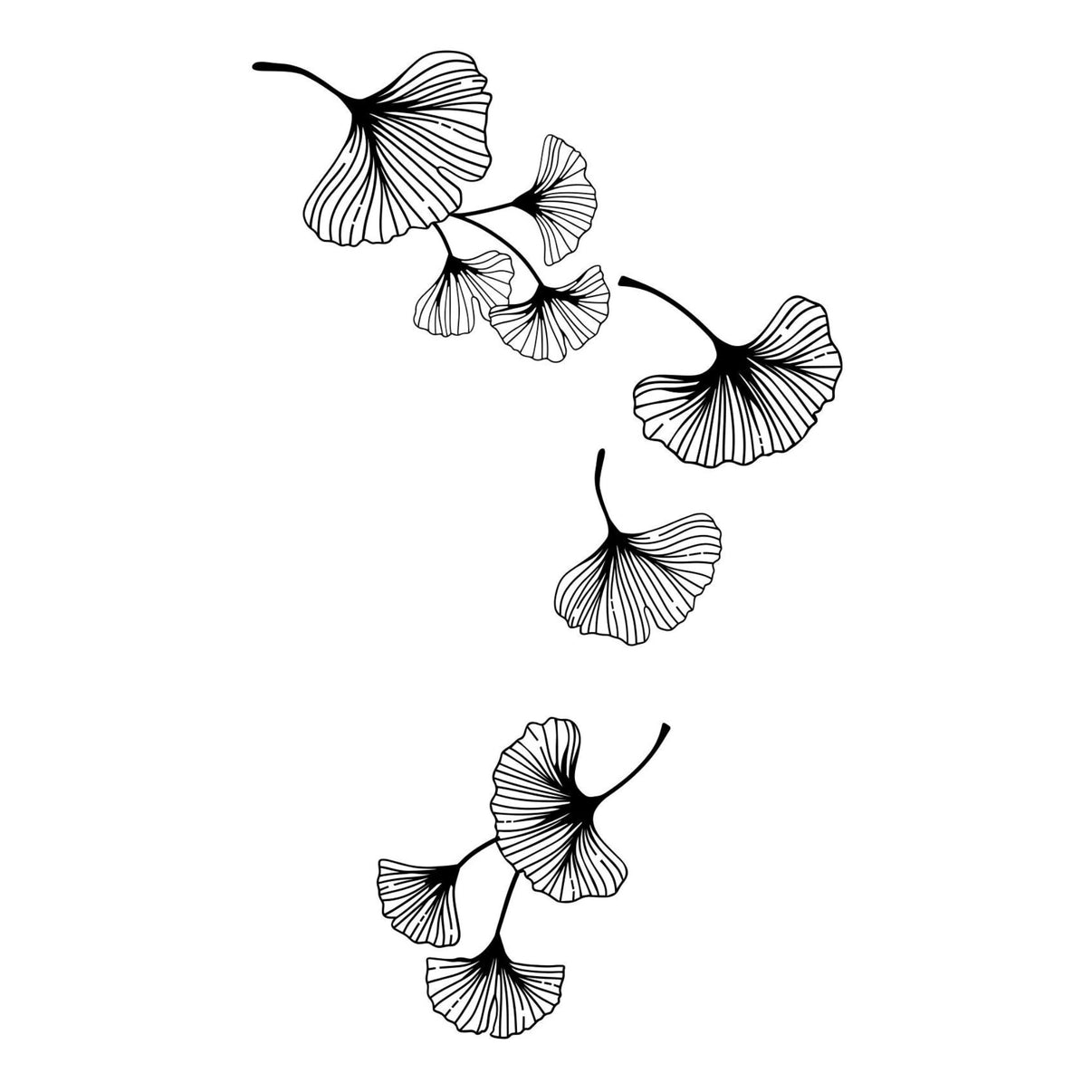Ginkgo Leaves Baseball Cap Hat Burning Design | Cool Moon Designs