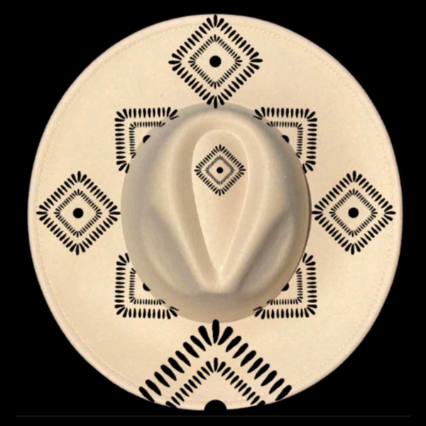 Aztec Boho Wide Brim Hat Burning Design SVG PNG – Cool Moon Designs