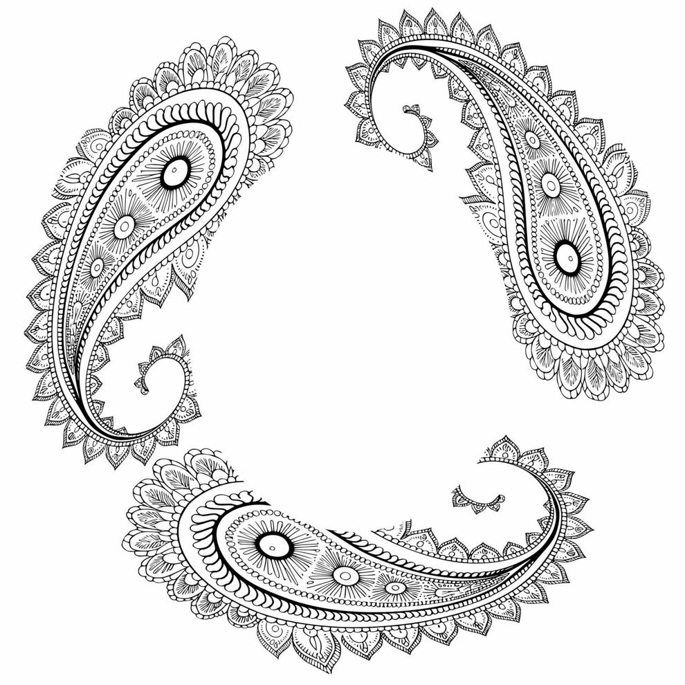 Paisley Wide Brim Hat Burning Design SVG PNG – Cool Moon Designs